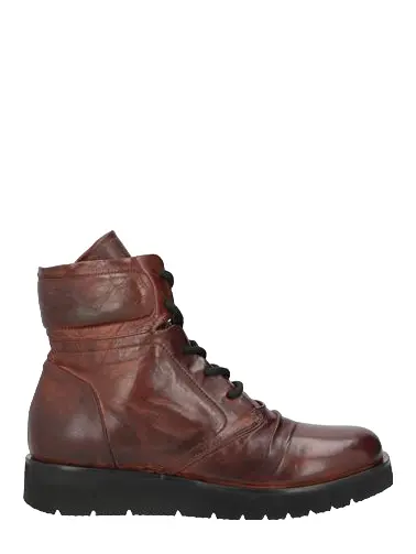 IXOS Leather Lace-up Ankle Boots - Brown