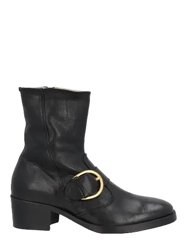 Zadig&Voltaire Leather Ankle Boots - Black