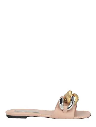 Stella McCartney Sandals In Textile Fibers - Pink