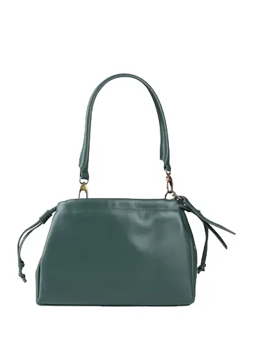 CORSIA Leather Handbag - Green