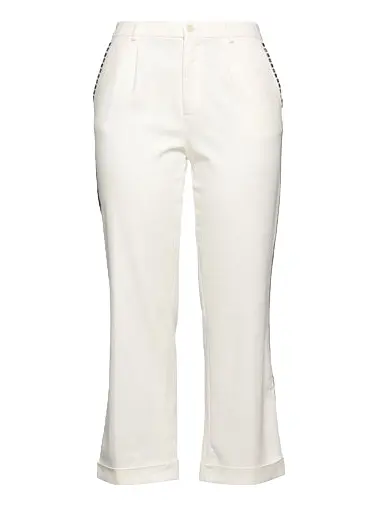 MASON'S Straight Leg Chinos - White