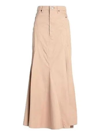 Burberry Maxi Flared Skirt - Pink