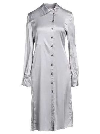 Liviana Conti Midi Shirt Dress - Grey