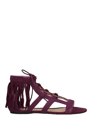 Longchamp Gladiator Sandals - Purple