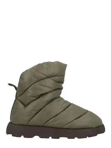 PIUMESTUDIO Padded Ankle Boots - Green