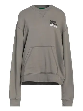 Dsquared2 Cotton Sweatshirt - Sage Green