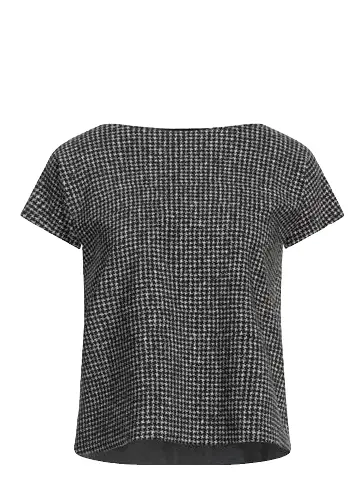 Chiara Boni La Petite Robe Houndstooth Top - Black