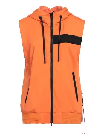 AFTER/LABEL Sleeveless Hooded Jacket - Orange