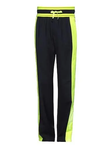 Dolce & Gabbana Checked Virgin Wool Blend Pants - Midnight Blue