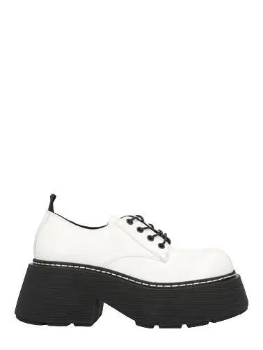 VIC MATIE Lace-up Leather Shoes - White