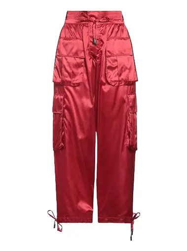 Dolce & Gabbana High Waisted Cargo Pants - Red