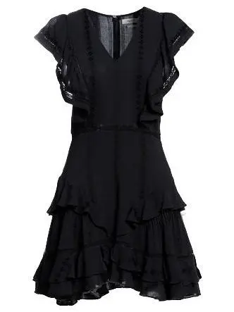 MARANT ETOILE Mini Dress In Cotton And Viscose - Black