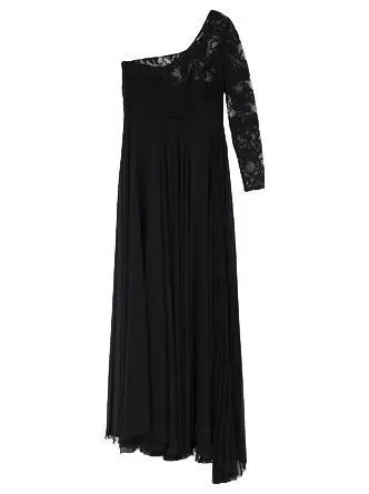 HANITA Maxi One-shoulder Dress - Black