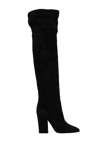 SERGIO ROSSI Leather Over-the-knee Boots - Black
