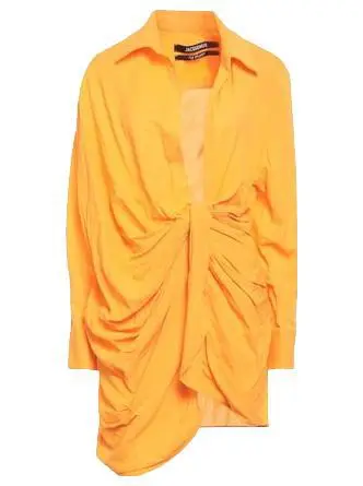 Jacquemus Mini Shirt Dress Viscose - Orange