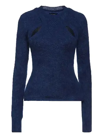 Isabel Marant Sweater In Mohair, Wool, And Polyamide Blend - Blue