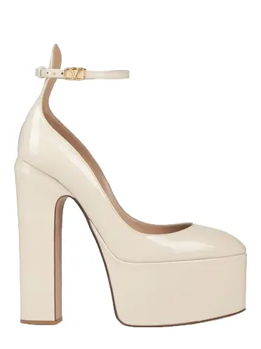 Valentino Garavani Pumps In Leather - White