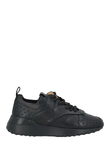 TOD'S Soft Leather Sneakers - Black