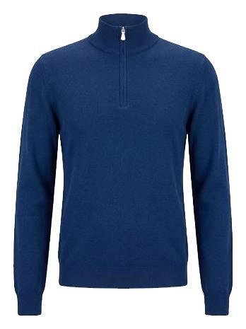 GRAN SASSO Cashmere Turtleneck - Navy