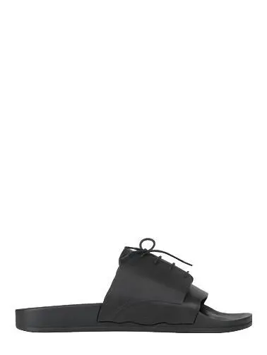 MAISON MARGIELA Rubber Slide Sandals - Black