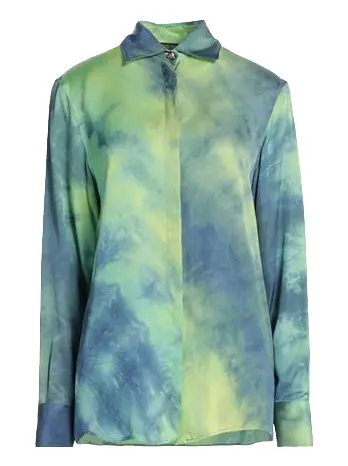 Roberto Cavalli Satin Shirt - Green