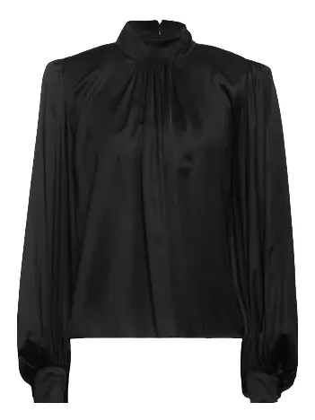 MVP WARDROBE Maria Vittoria Paolillo Mvp Satin Top - Black