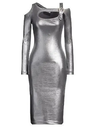 Versace Midi Bodycon Dress - Silver