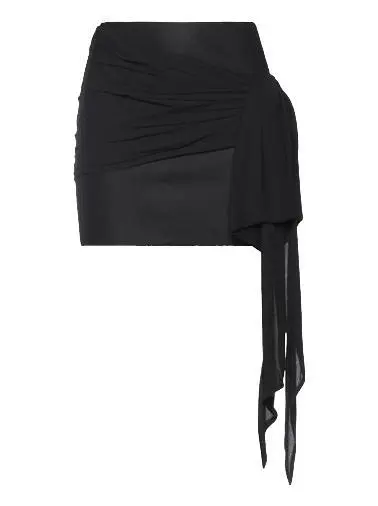 Philosophy Di Lorenzo Serafini Mini Skirt In Virgin Wool Blend - Black
