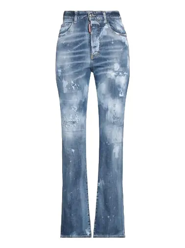 Dsquared2 Straight Leg Jeans - Blue