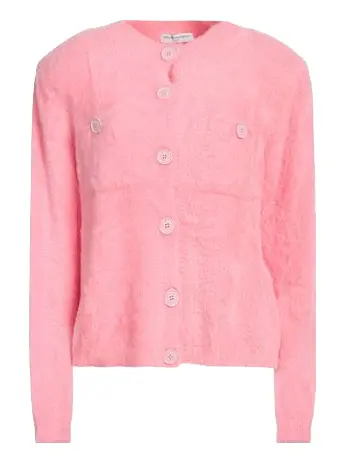 MVP WARDROBE Maria Vittoria Paolillo Mvp Knitted Velour Cardigan - Pink