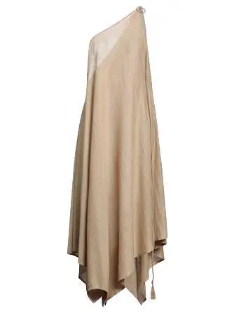 Alanui Maxi One-shoulder Dress - Beige