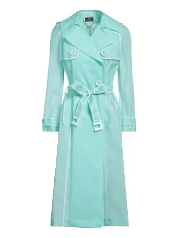 Elisabetta Franchi Overcoat Trench Coat - Green
