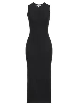 Rag & Bone Midi Knit Bodycon Dress - Black