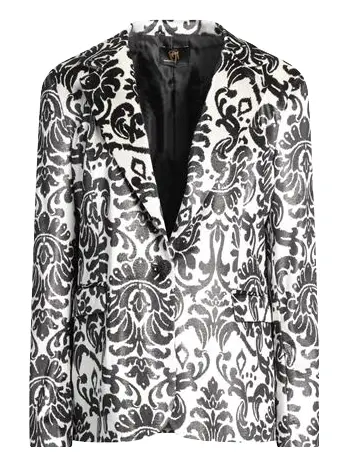 GAI MATTIOLO Paisley Print Blazer - Black