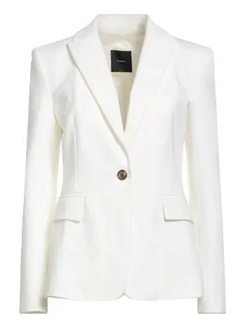 Pinko Single-breasted Blazer - White