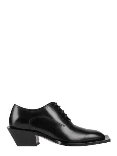 Dolce & Gabbana Lace-up Oxfords With Cuban Heel - Black