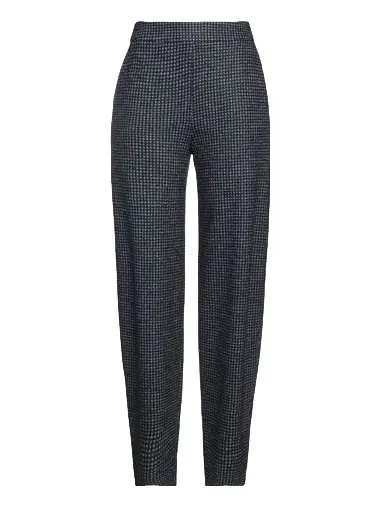 Emporio Armani Flannel Tapered Trousers - Blue