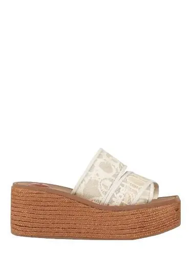Chloé Espadrille Sandals - White
