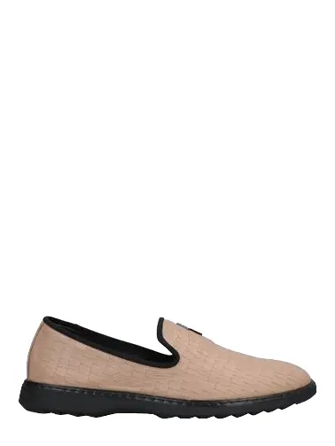 GIUSEPPE ZANOTTI Leather Loafers - Beige