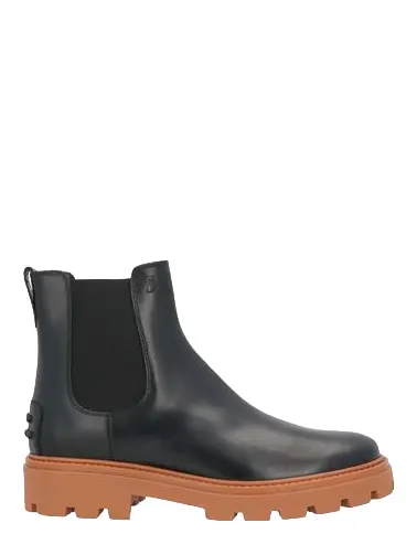 TOD'S Ankle Boots In Leather - Black