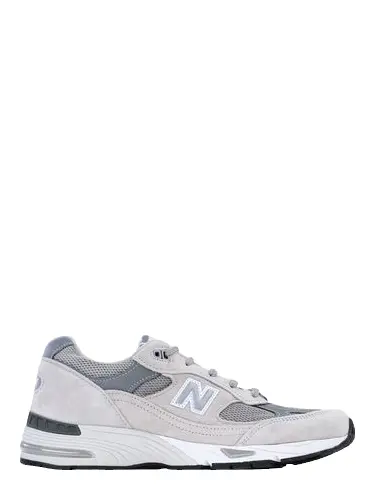 NEW BALANCE 991 Leather Sneakers - Grey