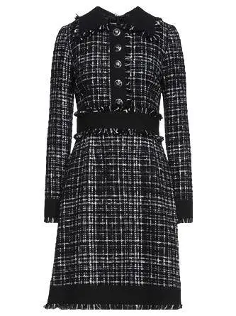 Dolce & Gabbana Mini Tweed Dress - Black
