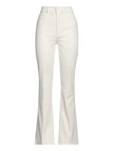MOTHER Flared High-waisted Jeans - White
