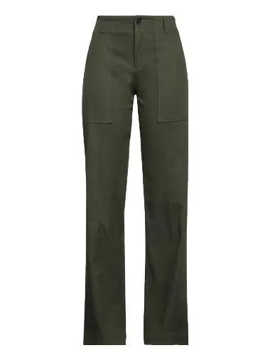 DEPARTMENT 5 Straight Leg Gabardine Pants - Green
