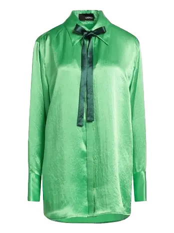 CAPASA MILANO Bow-detailed Shirt - Green