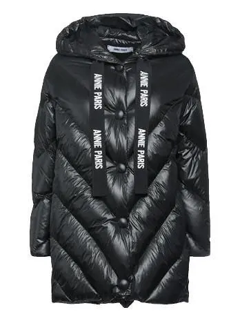 ANNIE PARIS Quilted Puffer Jacket - Black