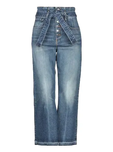Veronica Beard Flared Cropped Jeans - Blue