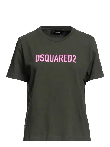 Dsquared2 T-shirt Military Cotton - Green