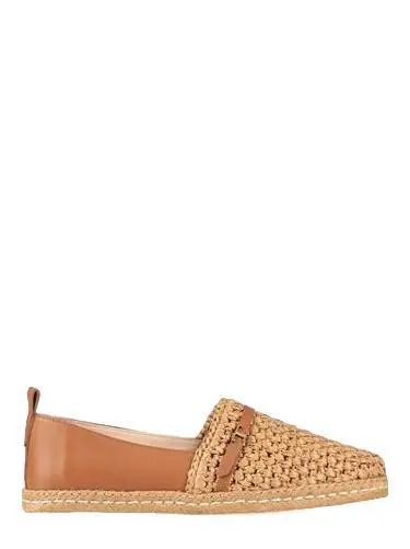 TOD'S Espadrilles In Textile Fibers And Leather - Brown