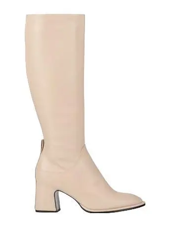 EQUITARE Gracie Leather Knee-high Boots - Beige